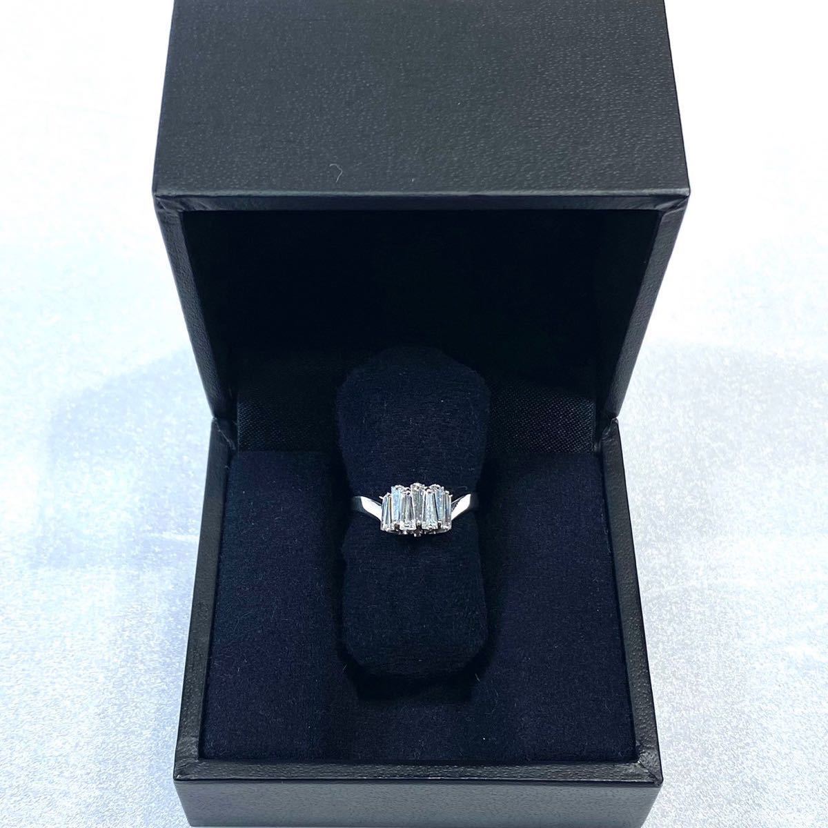 Yahoo!オークション - 1円スタ 【0.81ct】PT900 6.3g ♯11.5 プラチナ...