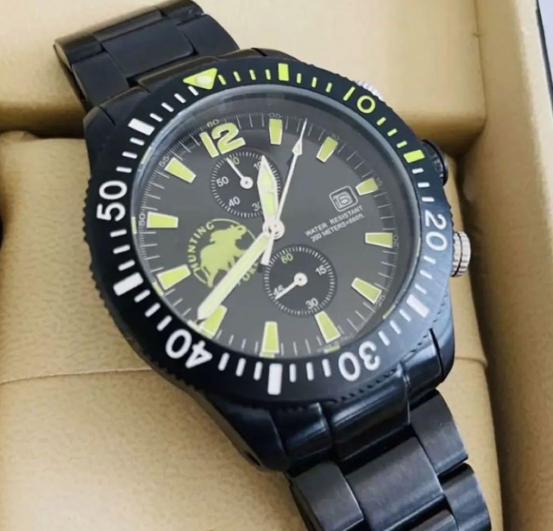 Yahoo!オークション - 動作品 ブラックストリーム HW-009 クロノグラ...