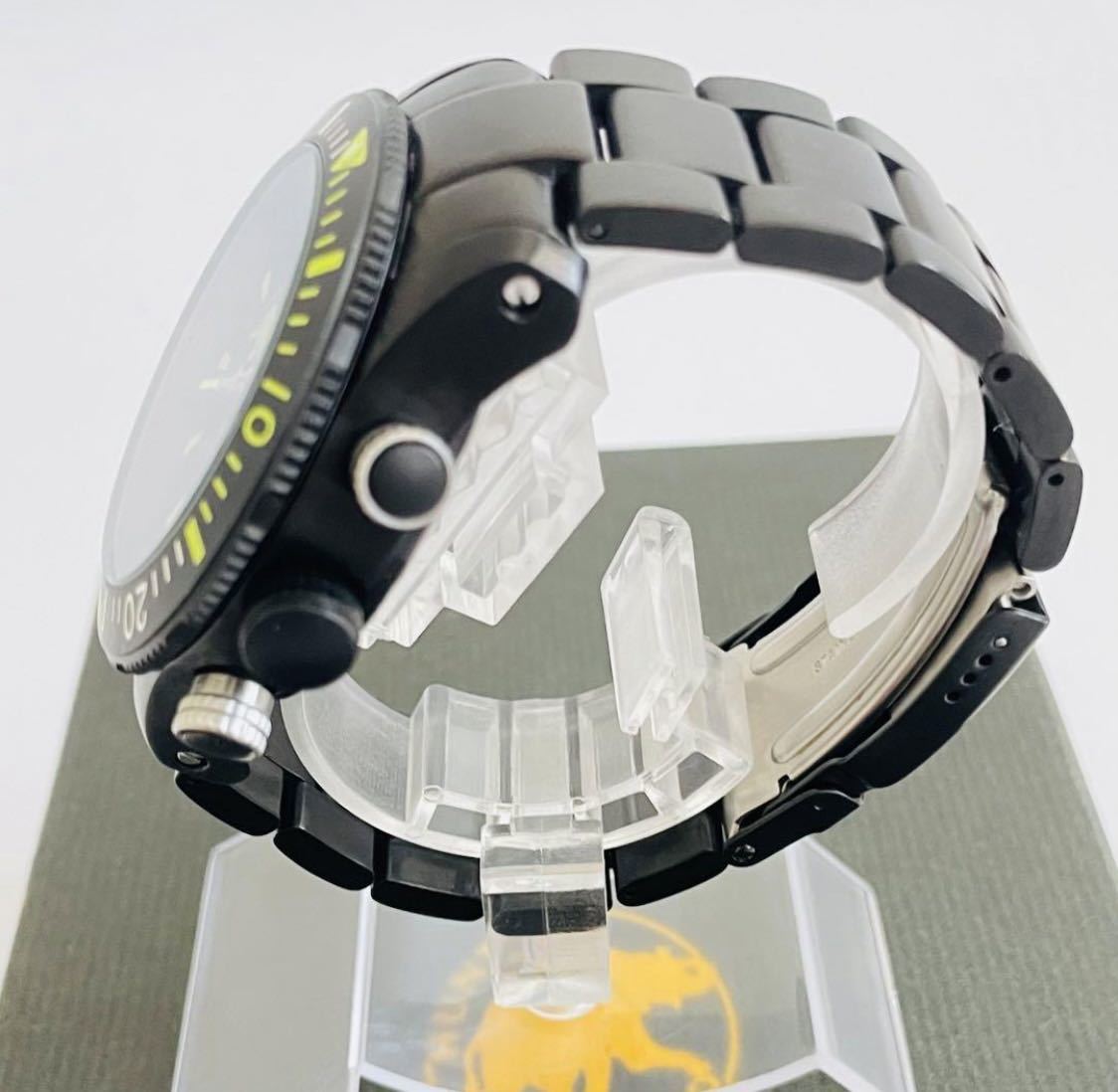 Yahoo!オークション - 動作品 ブラックストリーム HW-009 クロノグラ...