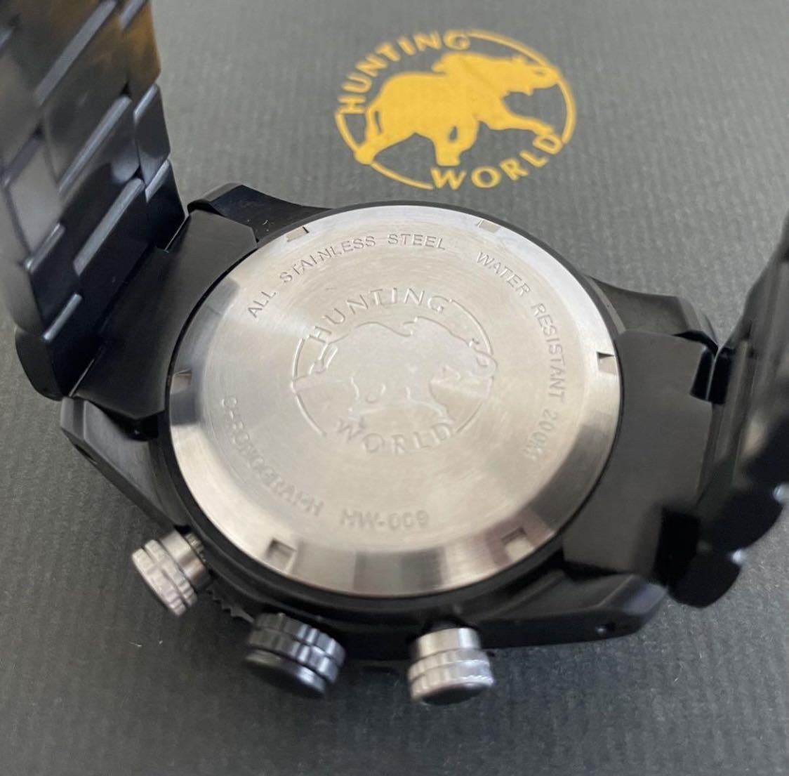 Yahoo!オークション - 動作品 ブラックストリーム HW-009 クロノグラ...