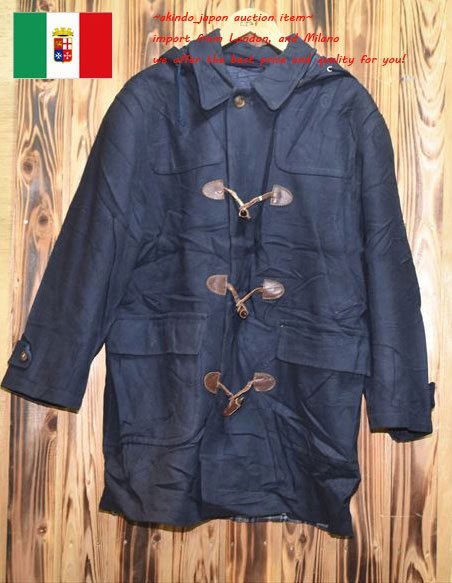 Yahoo!オークション - NAVY COAT イタリア直輸入 良質 ウール コート X...