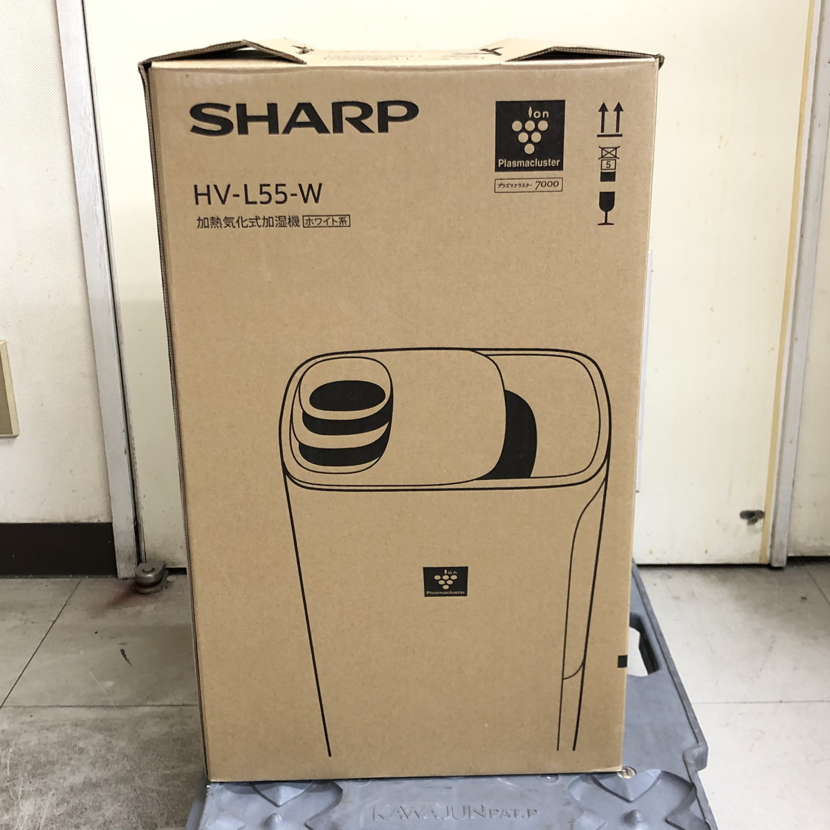 SHARP 加熱気化式加湿機 HV-L55-W ホワイト系 加湿器 2021年式 N1204_3_15y(気化式)｜売買されたオークション情報、yahooの商品情報をアーカイブ公開 ...