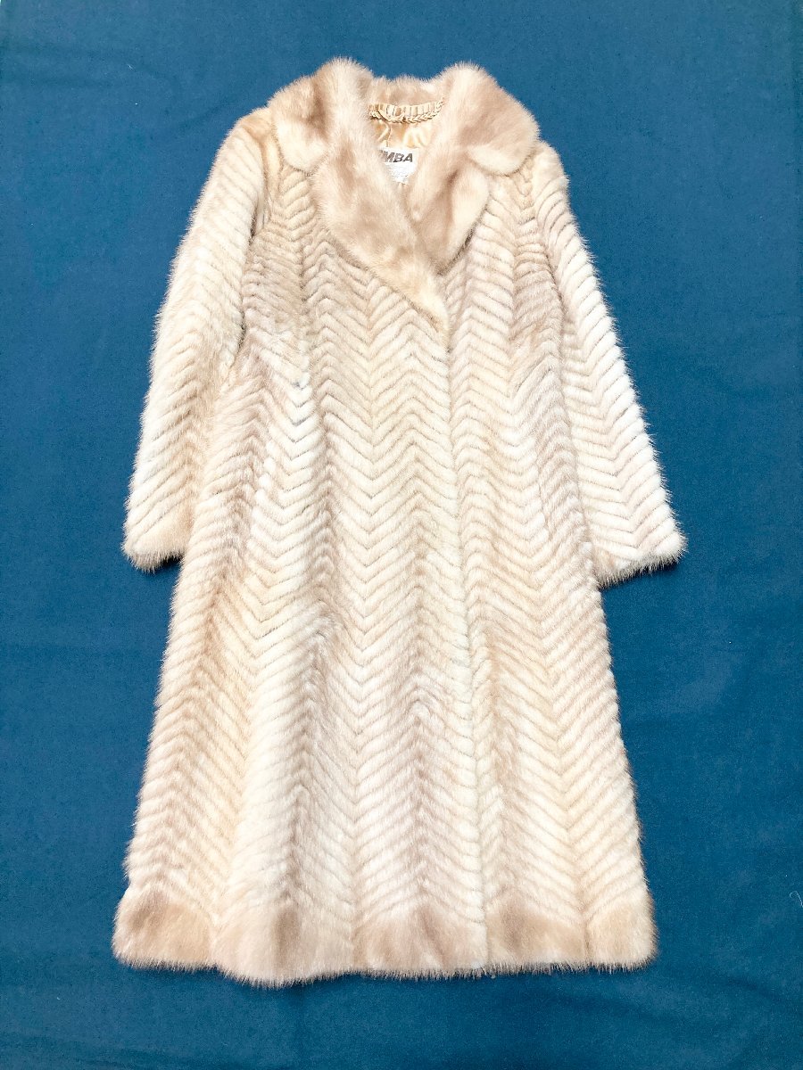 Yahoo!オークション - 高級 EMBA エンバ 毛皮 本毛皮 リアルファー コ...