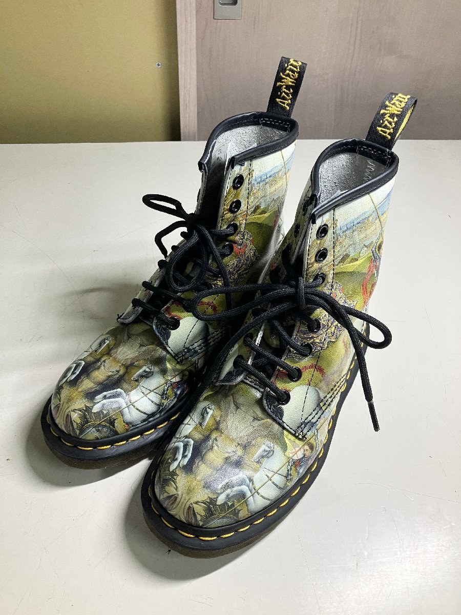 Yahoo!オークション - 美品 Dr.martens ドクターマーチン 8ホールブー...