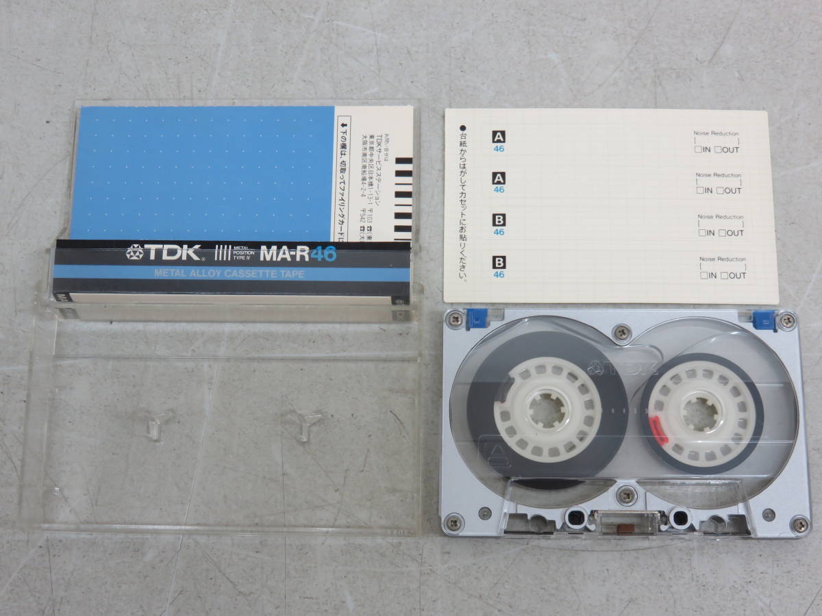 Yahoo!オークション - TDK MA-R46 メタルポジション MA-R 46分 メタル...