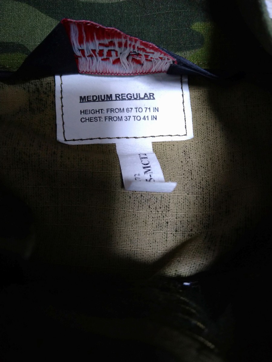 Yahoo!オークション - 実物 TRU-SPEC マルチカム トロピック multicam ...