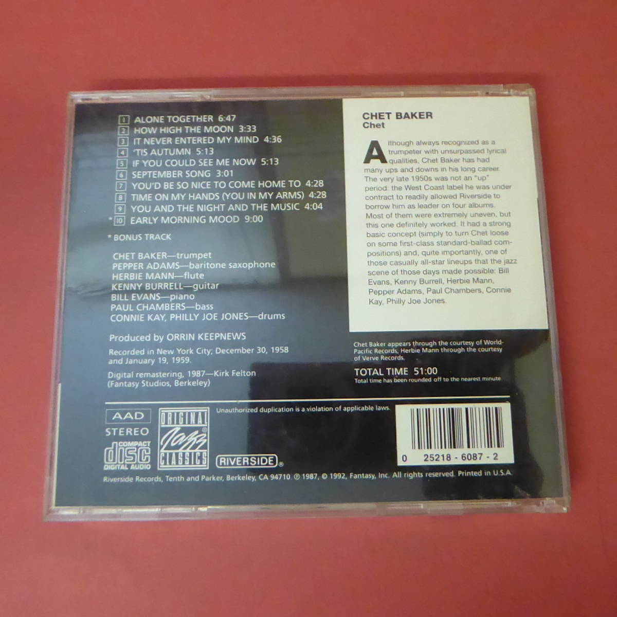 Yahoo!オークション - CD1-231207 CHET BAKER CD