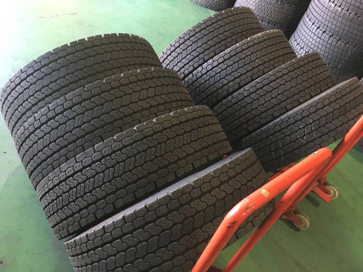 Yahoo!オークション - Y22-3-10C② 245/70R19.5 中古8本組 残溝11～10m...