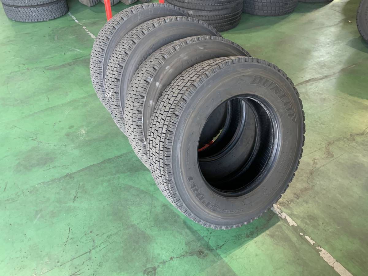 Yahoo!オークション - D19-3-12B 265/70R19.5 中古4本 SP081 残溝11～1...