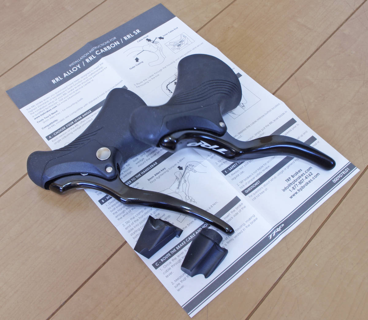 Yahoo!オークション - TRP RRL ALLOY BLACK BR-TRP-060 ブレーキレバー