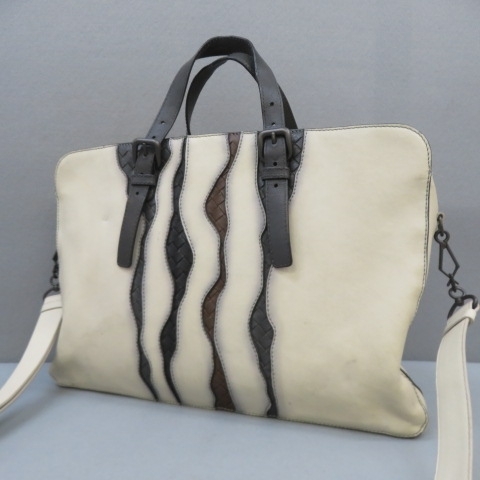 Yahoo!オークション - G451 ボッテガヴェネタ 2WAY ショルダー付ハンド...