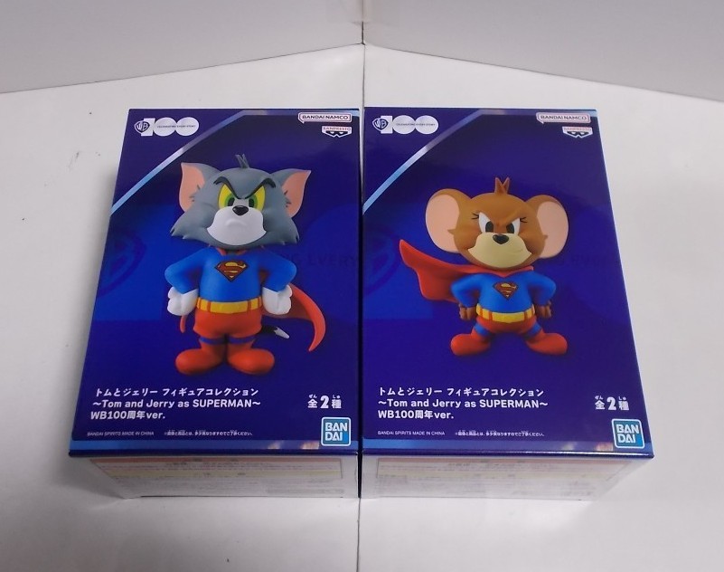 バンプレスト トムとジェリー フィギュアコレクション Tom and Jerry as SUPERMAN WB100周年ver. 全2種セット(その他)｜売買されたオークション情報、yahoo ...
