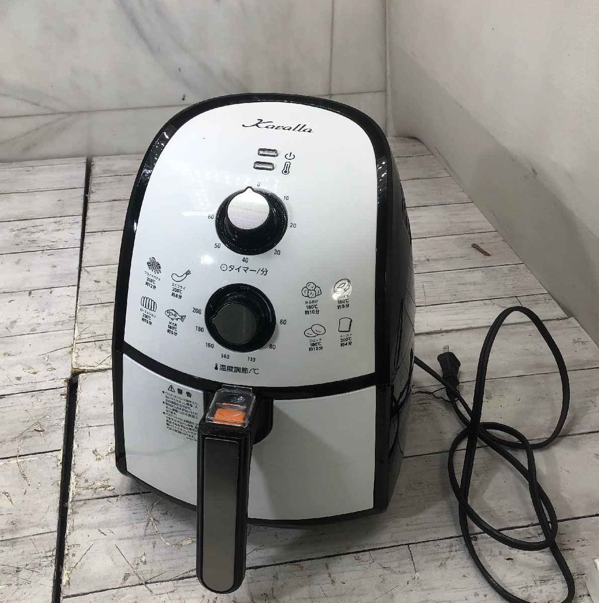 $M$ ショップジャパン カラーラ ノンオイルフライヤー 電気フライヤー 揚げ物 家庭用 A2312-020(その他)｜売買されたオークション情報、yahooの商品情報をアーカイブ公開 ...