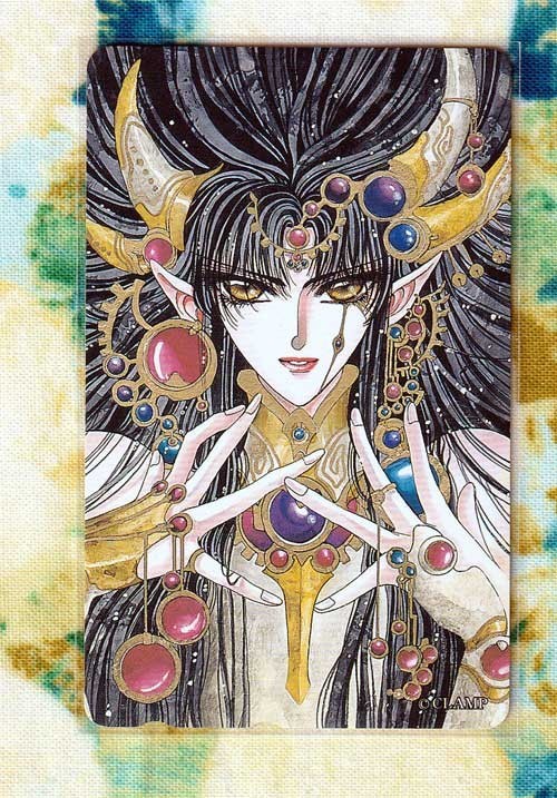 Yahoo!オークション - (Y50-3) CLAMP 聖伝 -RG VEDA- テレカ 1