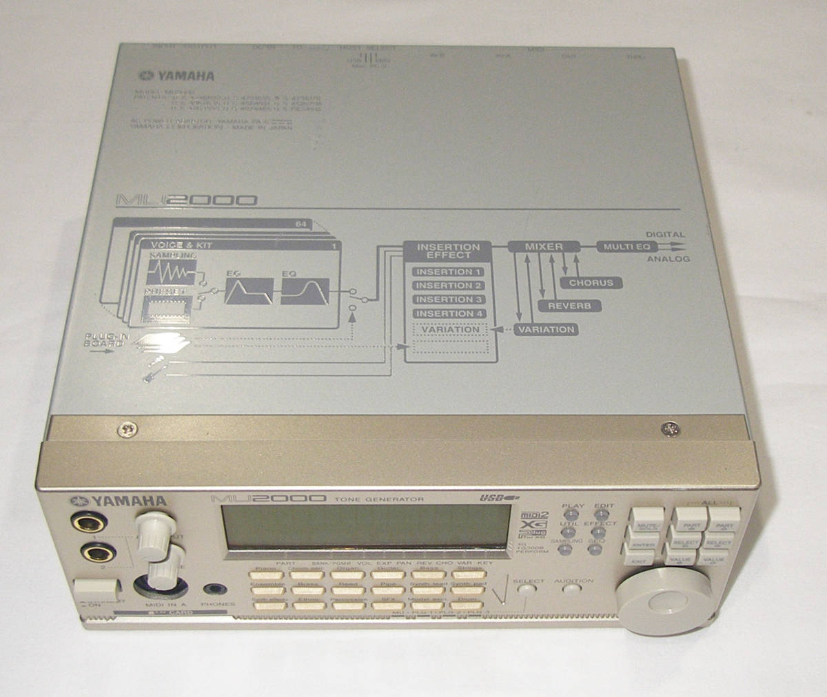 YAMAHA MU2000 音源モジュール☆現状品 DTM、DAW YAMAHA MU2000 音源モジュール☆現状品 DTM、DAW