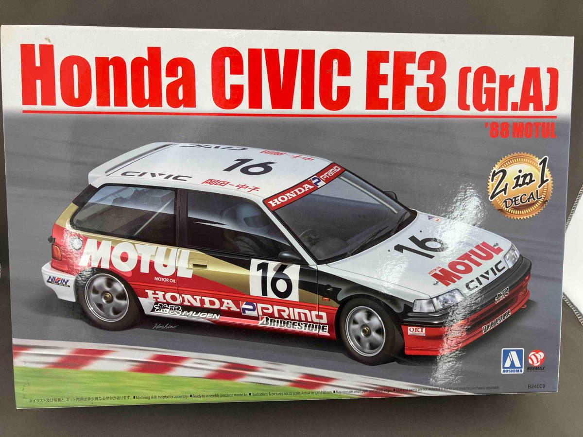 Yahoo!オークション - プラモデル アオシマ 1/24 ホンダ シビック EF3 ...