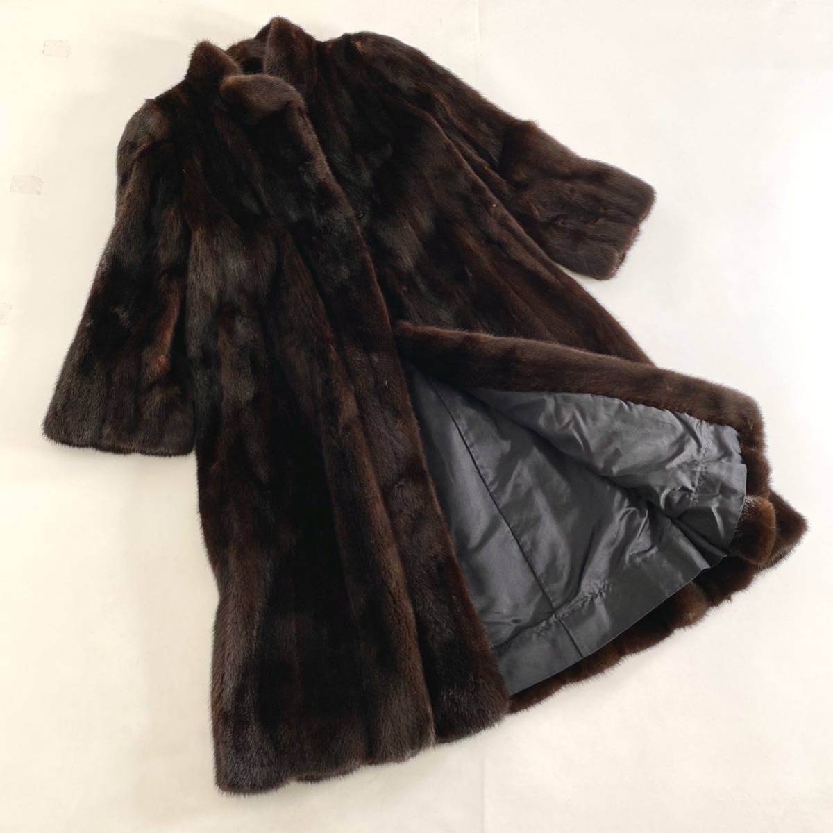 Yahoo!オークション - L6-10《最高級毛皮》EMBA エンバ BLACKGLAMA ブ...