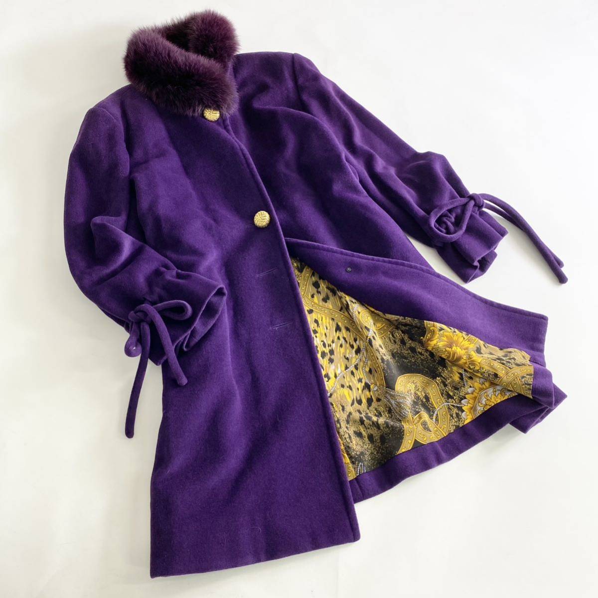 Yahoo!オークション - L22-6《最高級毛皮》フォックスファー襟 HARDY A...