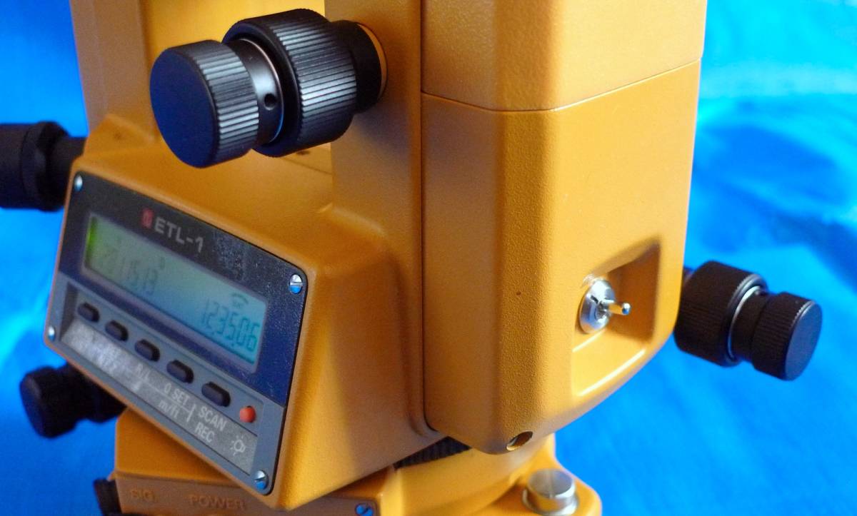 Yahoo!オークション - TOPCON ETL-1 トプコン デジタルセオドライト 美...