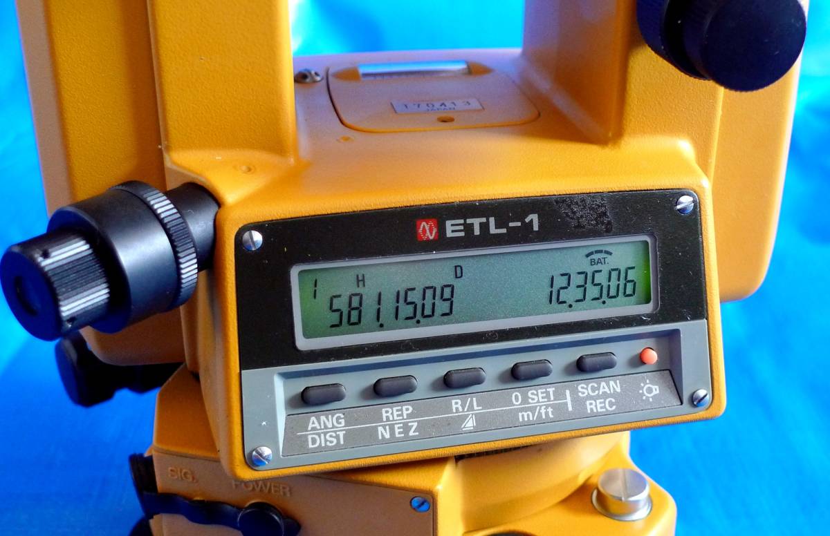 Yahoo!オークション - TOPCON ETL-1 トプコン デジタルセオドライト 美...