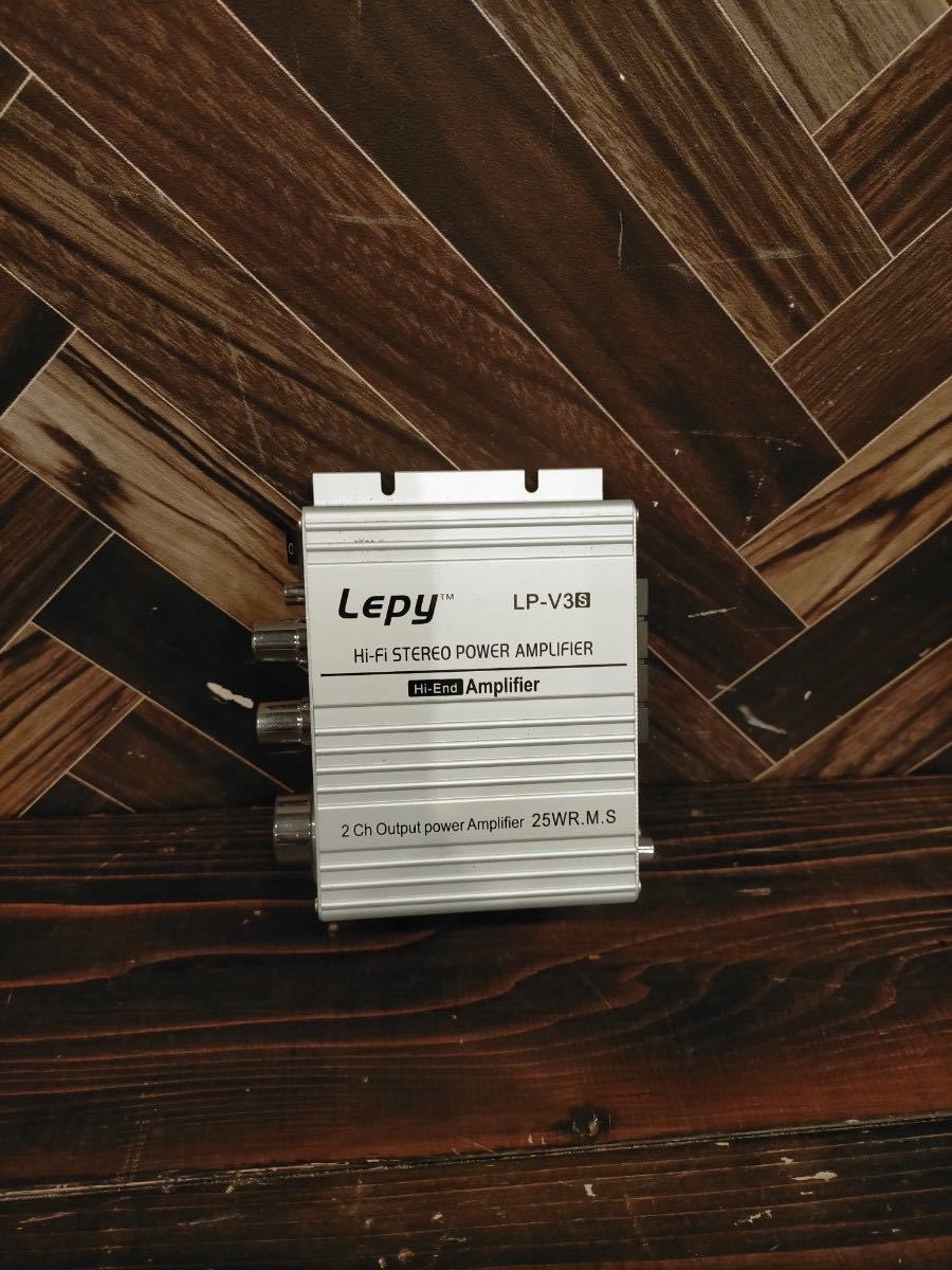 S1087 Lepy LP-V3S ステレオアンプ2ch Output power Amplifier 25wr.m.s 定形外 送料全国一律510円(その他)｜売買されたオークション情報 ...