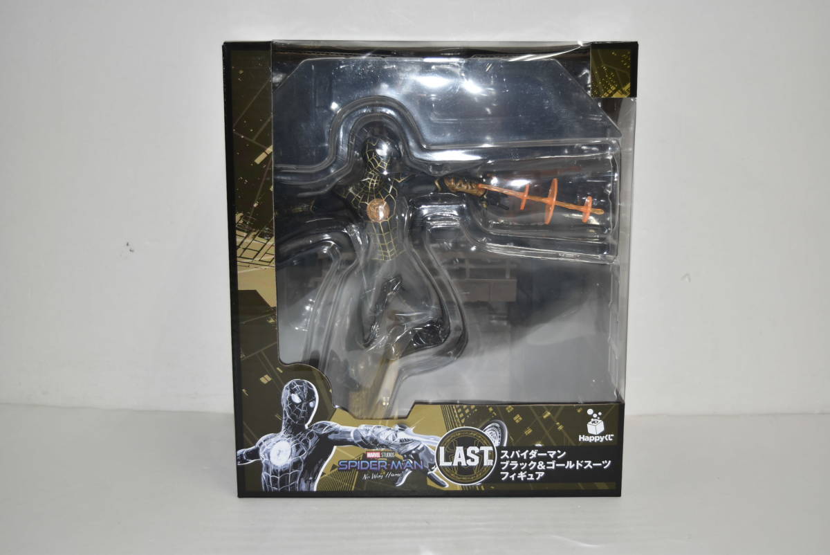 29M 品 Happyくじ LAST賞 スパイダーマン ブラック＆ゴールドスーツ フィギュア(スパイダーマン)｜売買されたオークション情報、yahooの商品情報をアーカイブ公開 ...