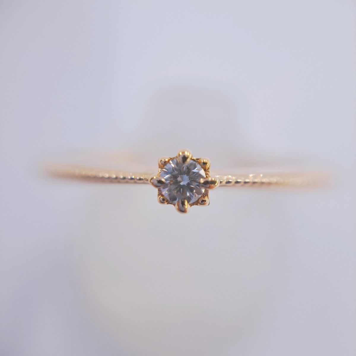 agete アガット thesunring2012 一粒ダイヤ リング 0 05ct 太陽 agete アガット thesunring2012 一粒ダイヤ リング 0 05ct 太陽