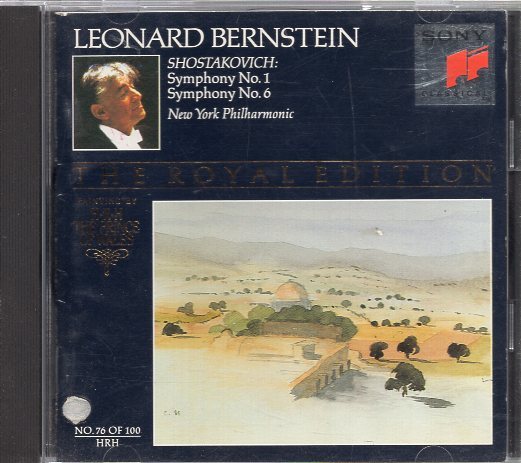ショスタコーヴィチ：交響曲第1番＆第6番/バーンスタイン＆NYP(交響曲)｜売買されたオークション情報、yahooの商品情報をアーカイブ公開 - オークファン（aucfan.com）