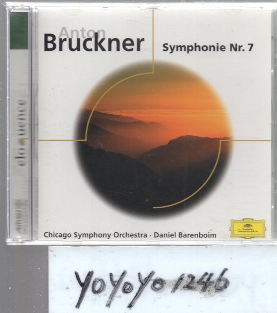 Yahoo!オークション - b174 ブルックナー 交響曲第7番/バレンボイム