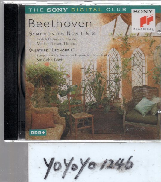 Yahoo!オークション - b209 ベートーヴェン 交響曲第1＆2番/トーマス