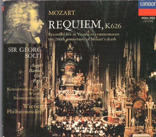 Yahoo!オークション - モーツァルト レクイエム/ショルティ＆VPO