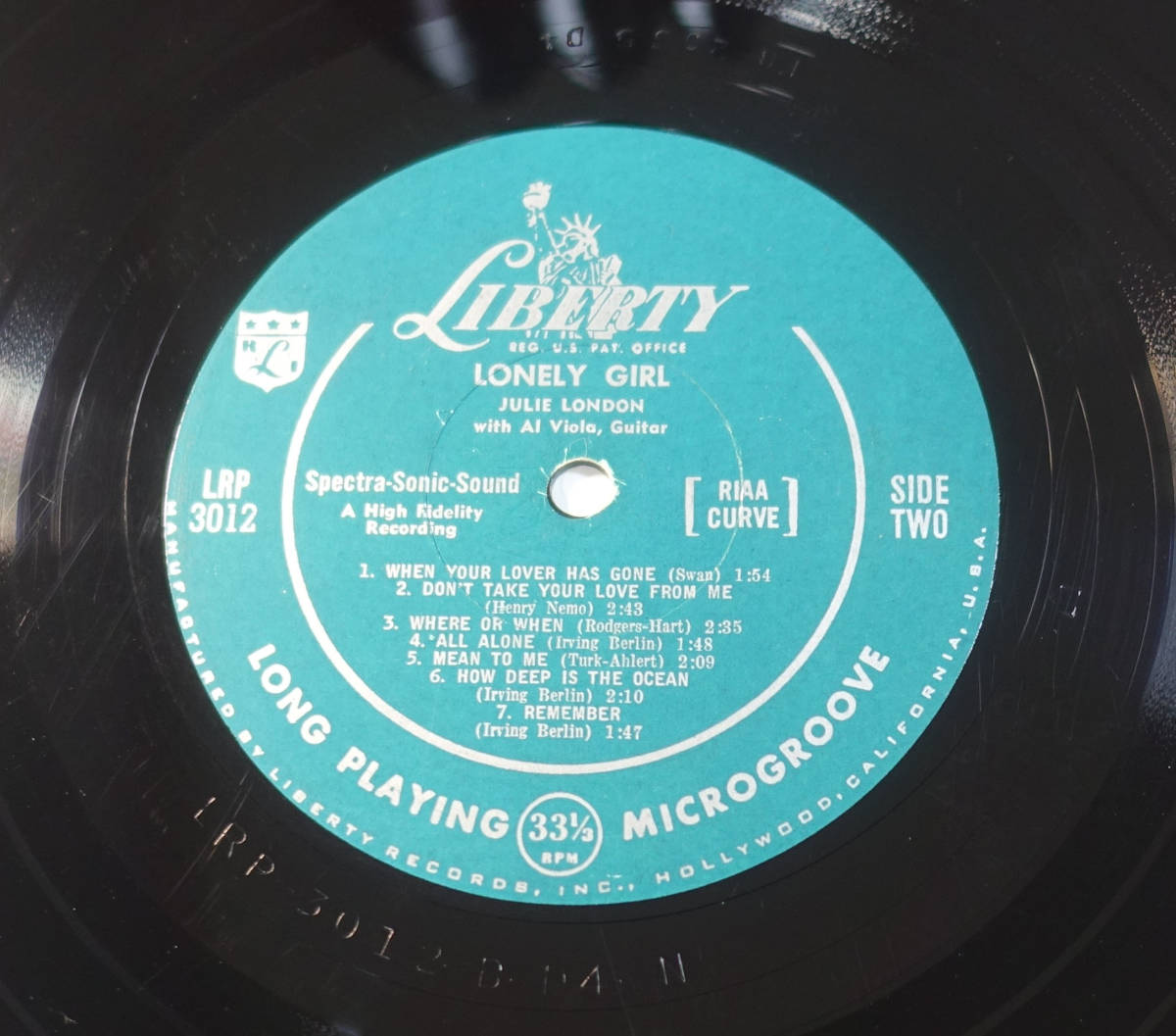 Yahoo!オークション - US LIBETY LRP 3012 完全オリジナル LONELY GIRL...