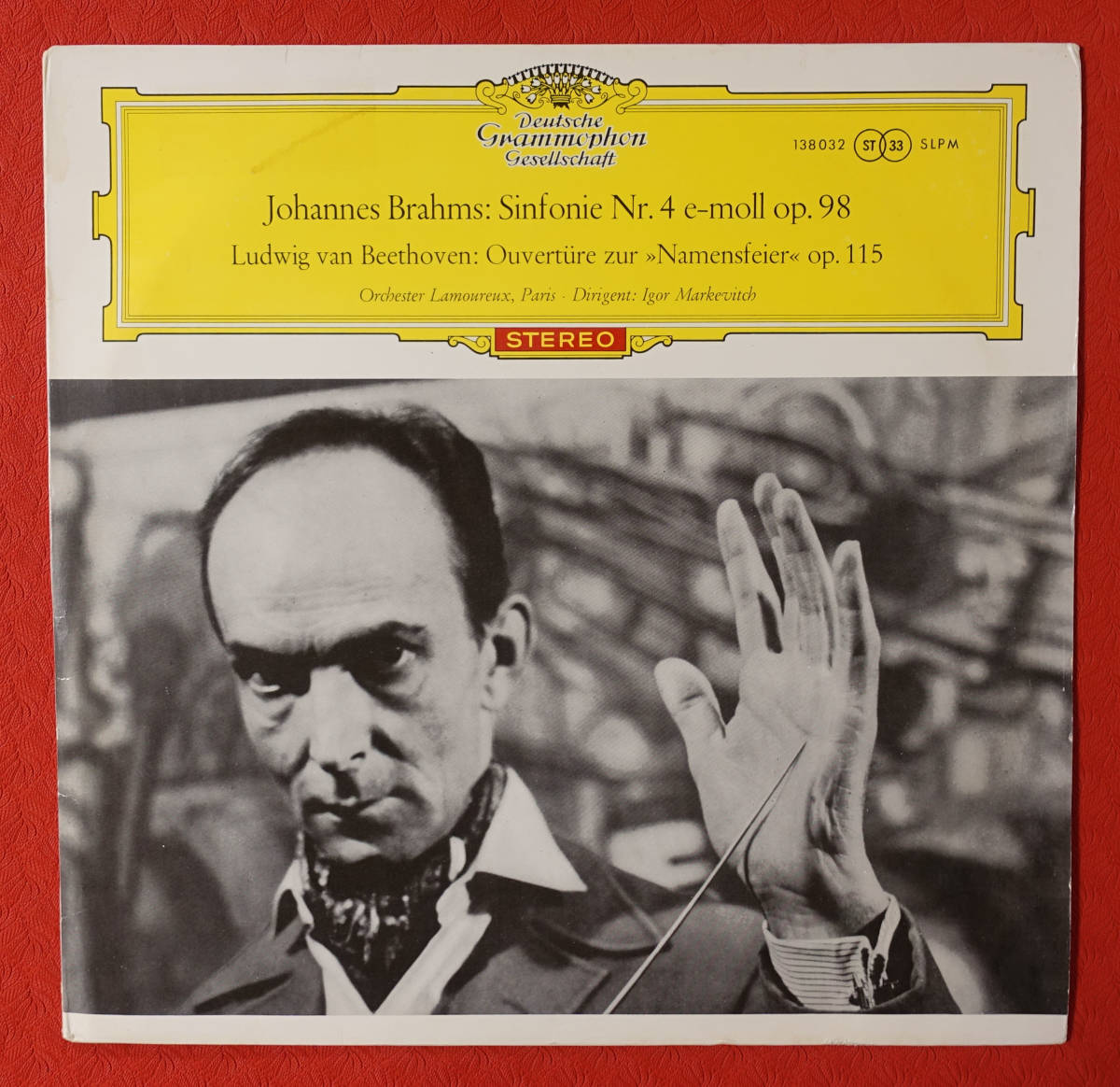 Yahoo!オークション - 最初期 独DGG SLPM ブラームス交響曲第4番 マル...