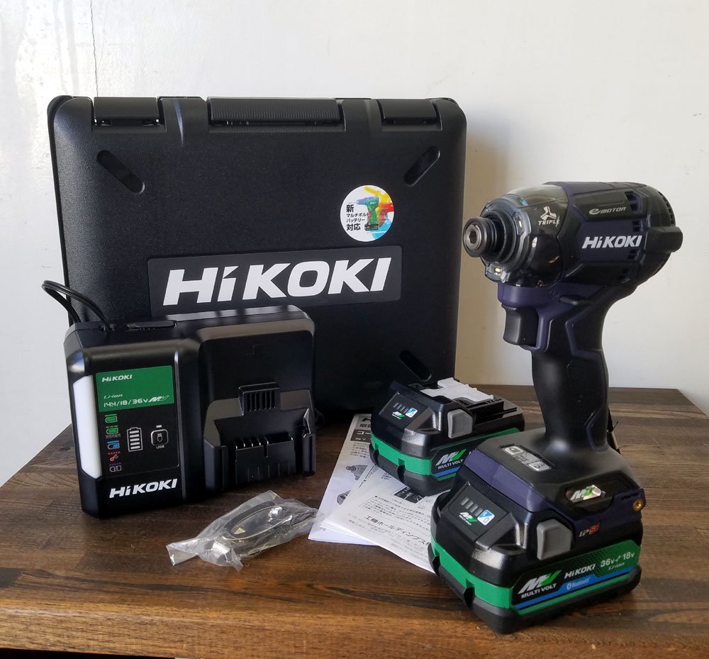 Yahoo!オークション - H409 HIKOKI コードレスインパクトドライバ WH36...