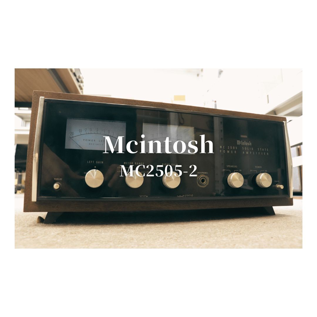 Yahoo!オークション - 【レア品】Mcintosh MC2505-2 パワーアンプ 一部...