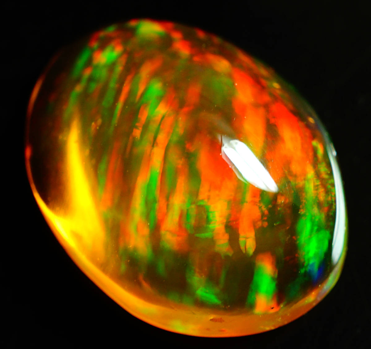 Yahoo!オークション - HA 天然メキシコオパール 最高級 1.21ct メキシ...