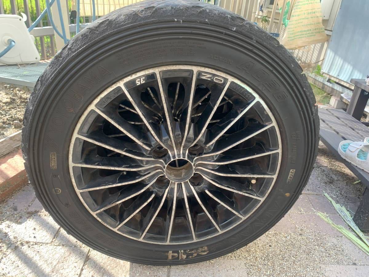 Yahoo!オークション - YOKOHAMA ADVAN A036 185/60 R15／OZ Racing 35...