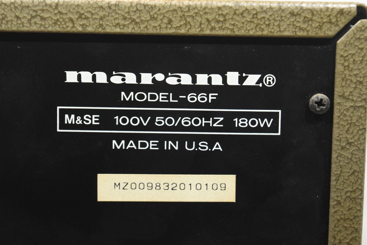 Yahoo!オークション - marantz マランツ MODEL-66F プリメインアンプ