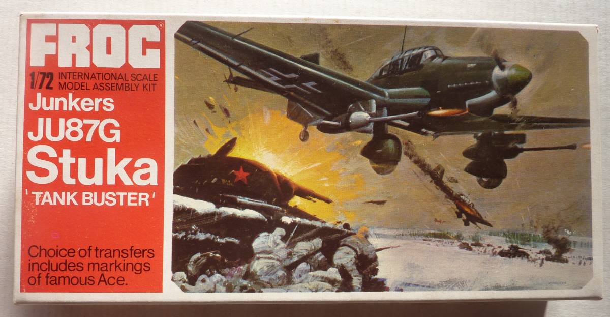 Yahoo!オークション - 1/72 フロッグ JU-87G