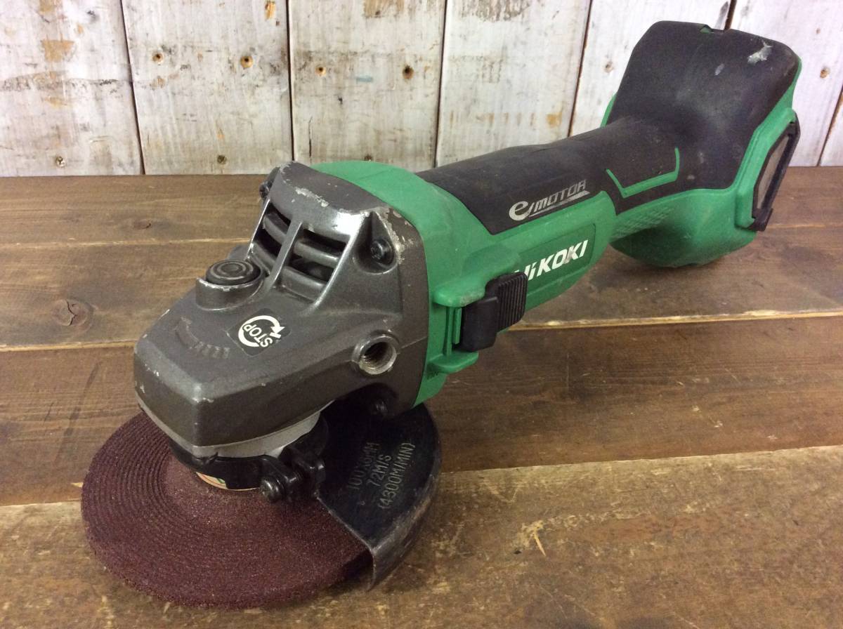 TH-0718 品 HiKOKI ハイコーキ 100mm コードレスディスクグラインダ G 3610DA 本体のみ(ディスクグラインダー)｜売買されたオークション情報、yahooの商品情報を ...