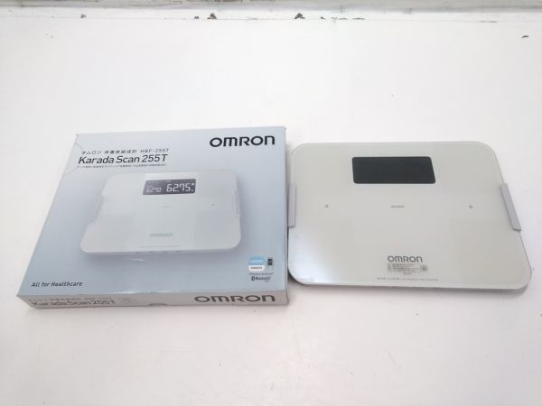Yahoo!オークション - 美品 OMRON オムロン HBF-255T 体重体組成計 カ...