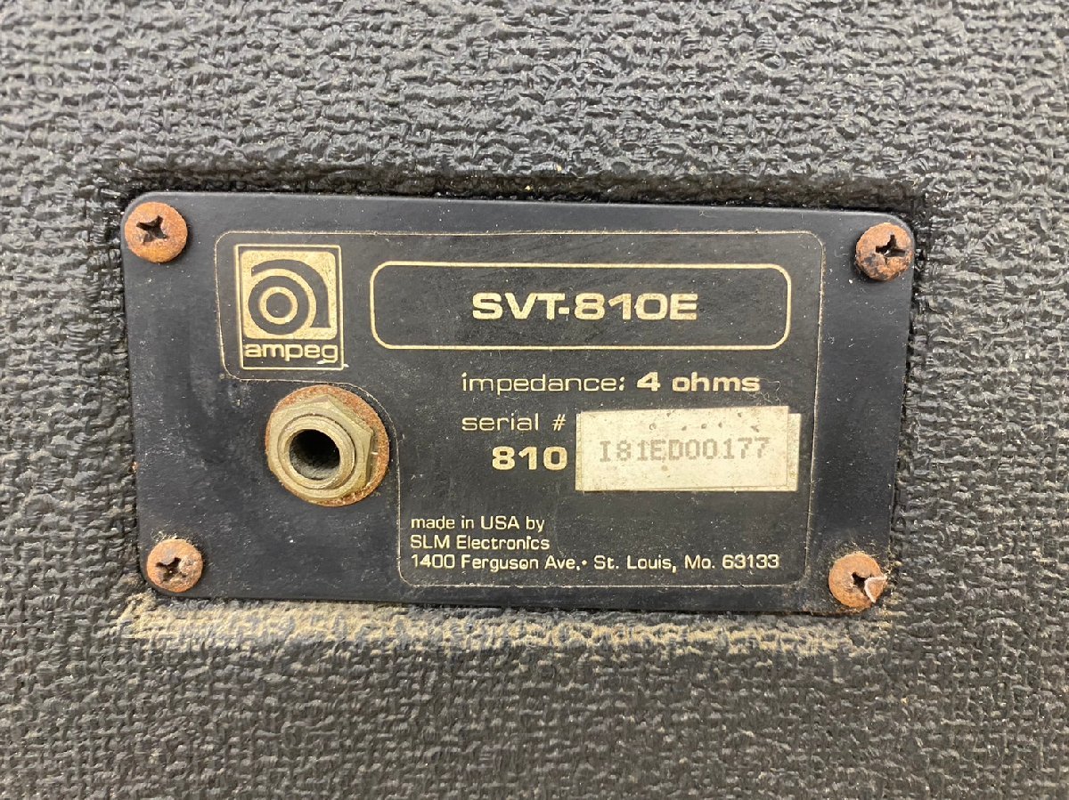 Yahoo!オークション - t1563 中古 Ampeg SVT-810E アンペグ ベースア...
