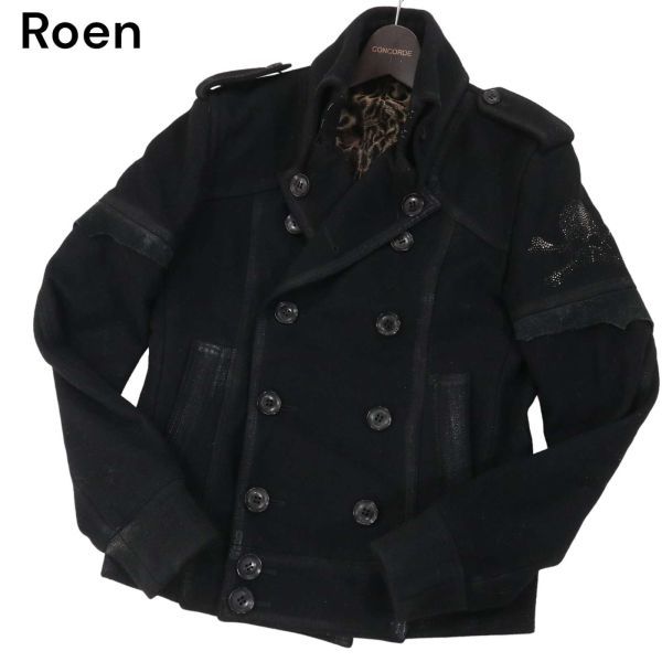 Yahoo!オークション - Roen ロエン 秋冬 スカル コーティング メルトン...