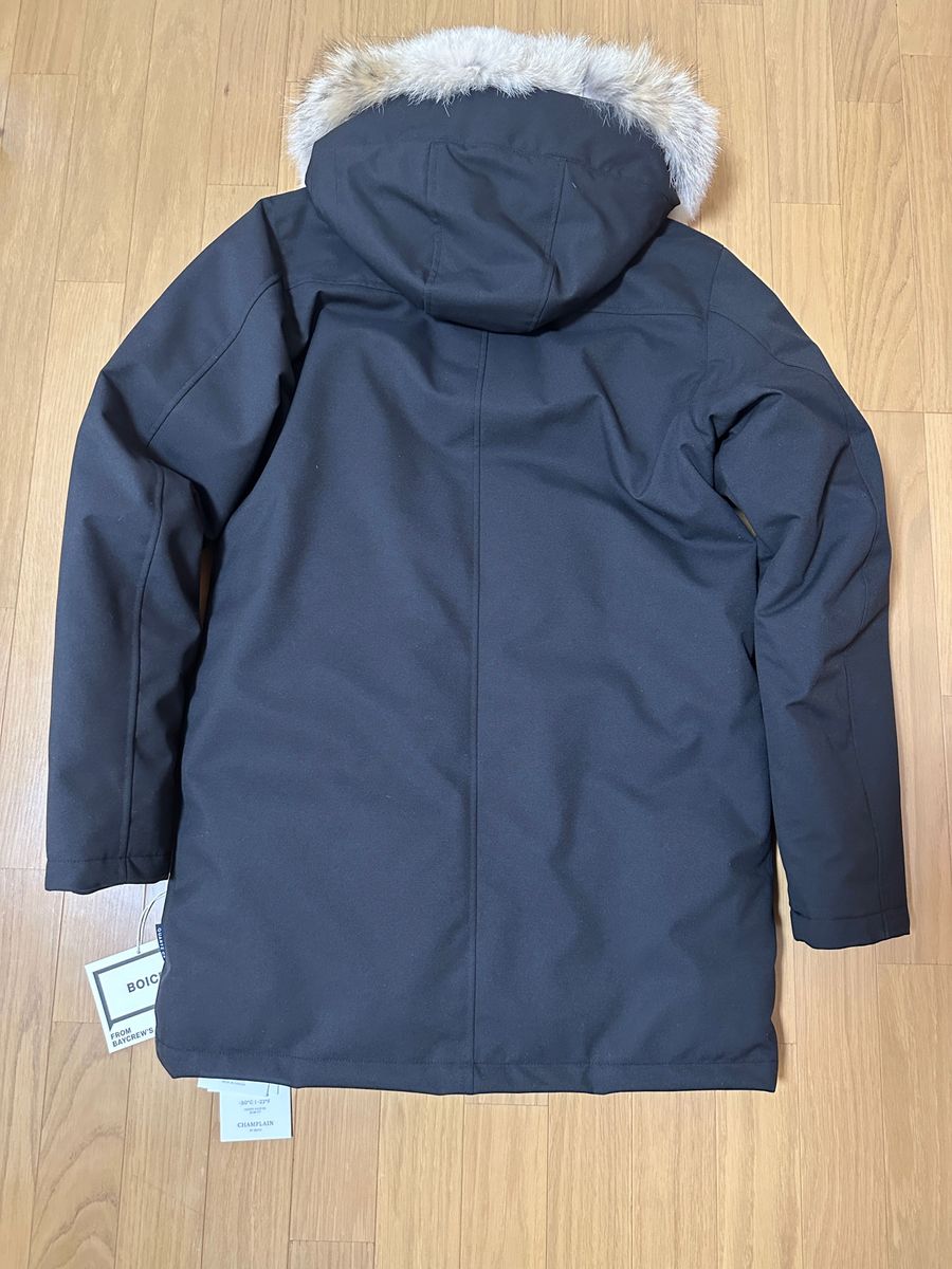 QUARTZ クォーツ CHAMPLAIN ダウンジャケットブラック M 未使用 QUARTZ クォーツ CHAMPLAIN ダウンジャケットブラック M 未使用