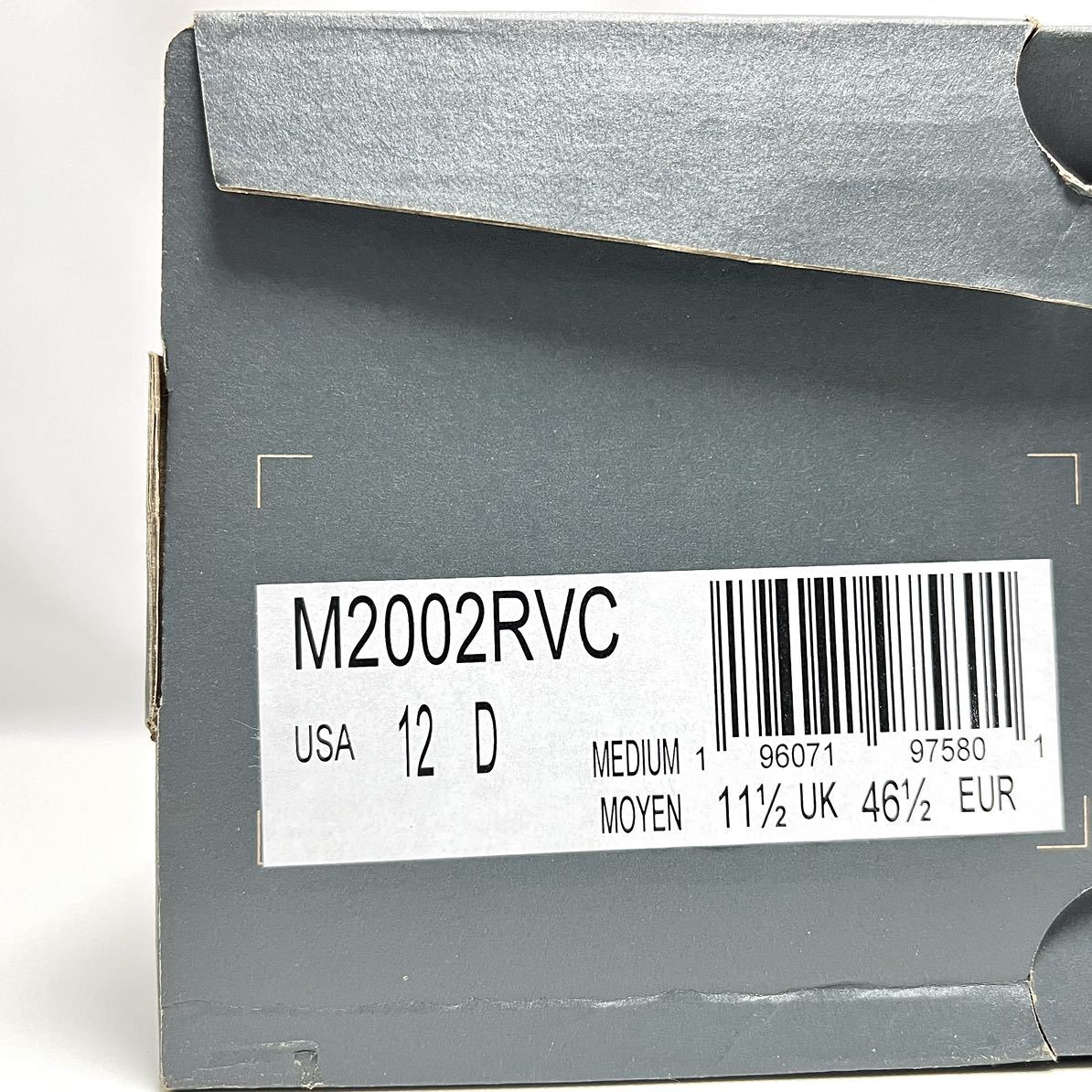 Yahoo!オークション - 30cm 新品 ニューバランス 2002 RVC グレー NEW ...