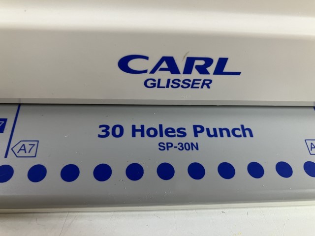 Yahoo!オークション - ⑤u335 CARL カール パンチ 事務用品 GLISSER グ...