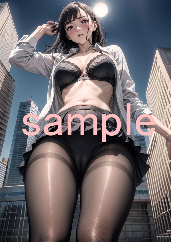 Yahoo!オークション - J372 制服 タイツ オリジナルイラスト 女子高生 ...