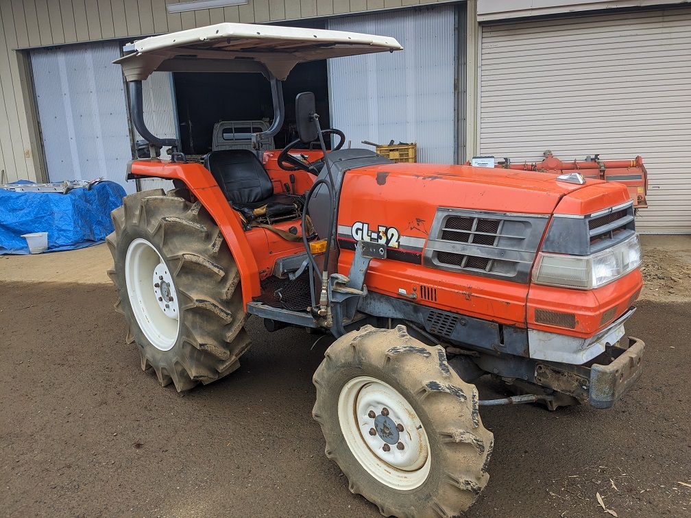 Yahoo!オークション - クボタ トラクターGL32 現状故障有 千葉県より...