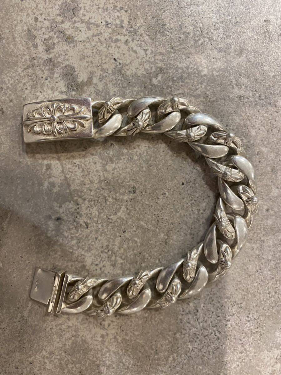 Yahoo!オークション - 売り切り シルバー ブレスレット s925 中古 クロ...