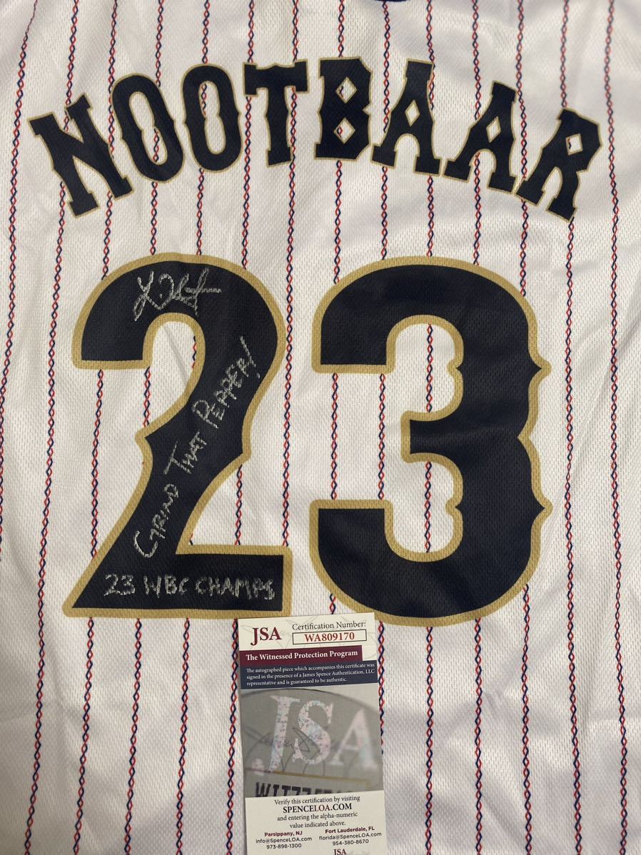 Yahoo!オークション - JSA証明付 23枚限定 ラーズ ヌートバー WBC 2023...